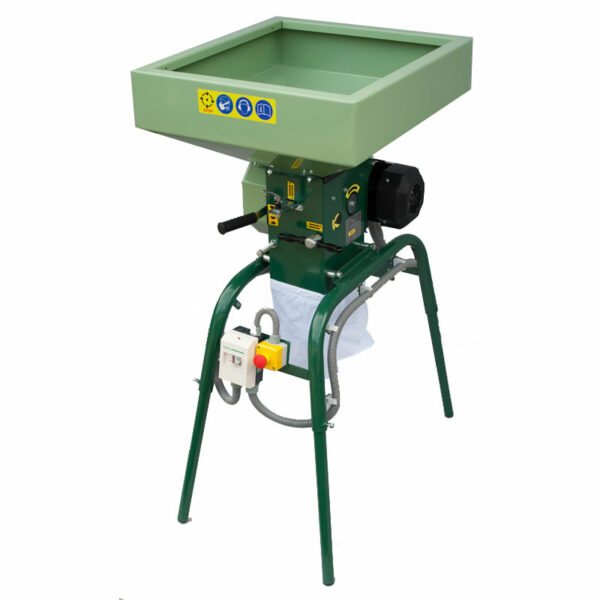 Malt mill - machine to squeezing of malt grains, 1000 kg/hr 3 kW