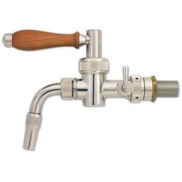 Rotable racking arm - draining valve for CCT fermenters