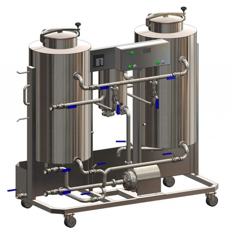 CIP stations - machines to cleaning-in-place the pipes and tanks