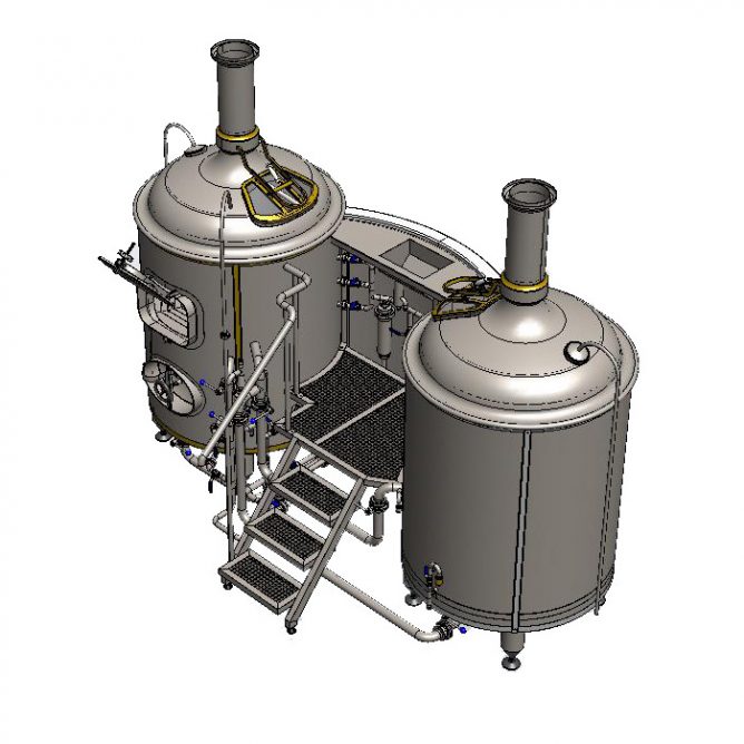 BREWORX CLASSIC 600 : Wort brew machine - the brewhouse