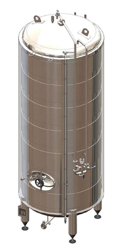 Beer maturation tank – horizontal, insulated 10000/11200 L