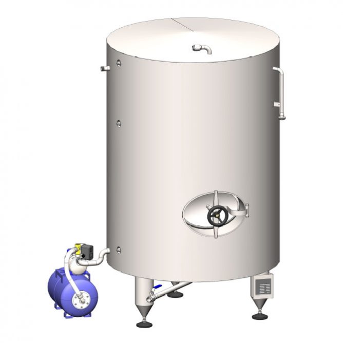 Hot water tank 6000 liters