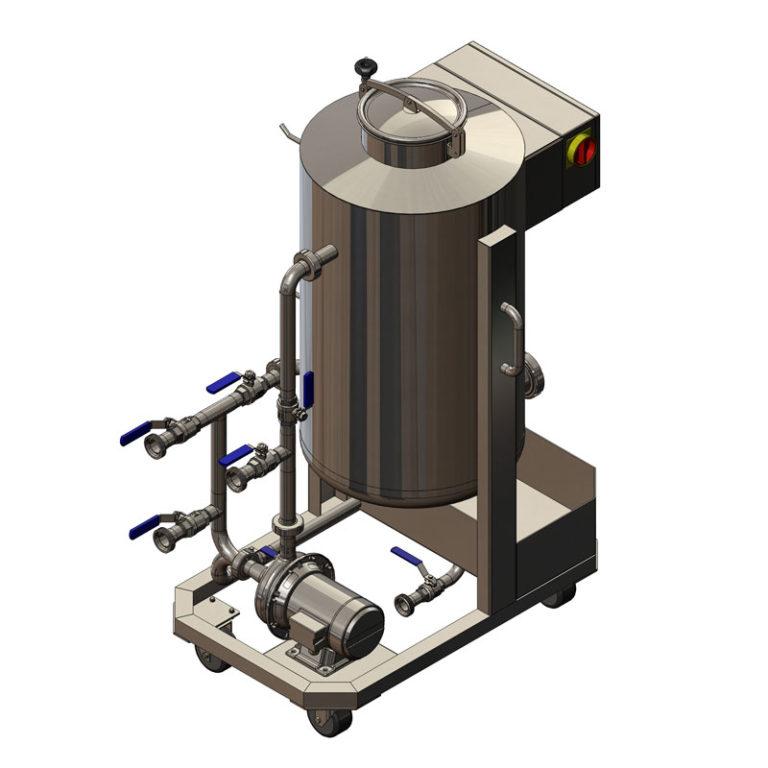 Mobile CIP station 1x100 liters | Cleaning-In-Place machine