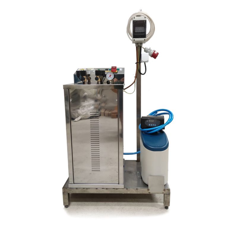 Electric steam-generator compact 7kg/hr 3.5 bar, water treatment