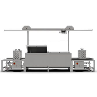 Immersion (bath) pasteurizer : 300-400 pcs bottles/cans per hour