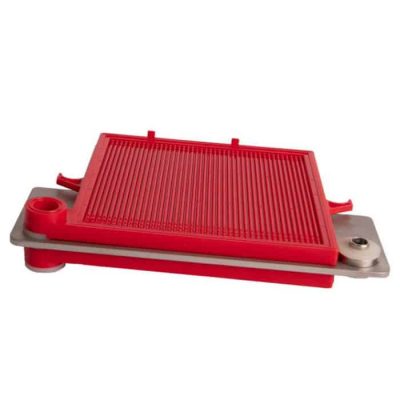 PLF-SSP4040 : Plate filter 400x400 with stainless steel plates and a pump