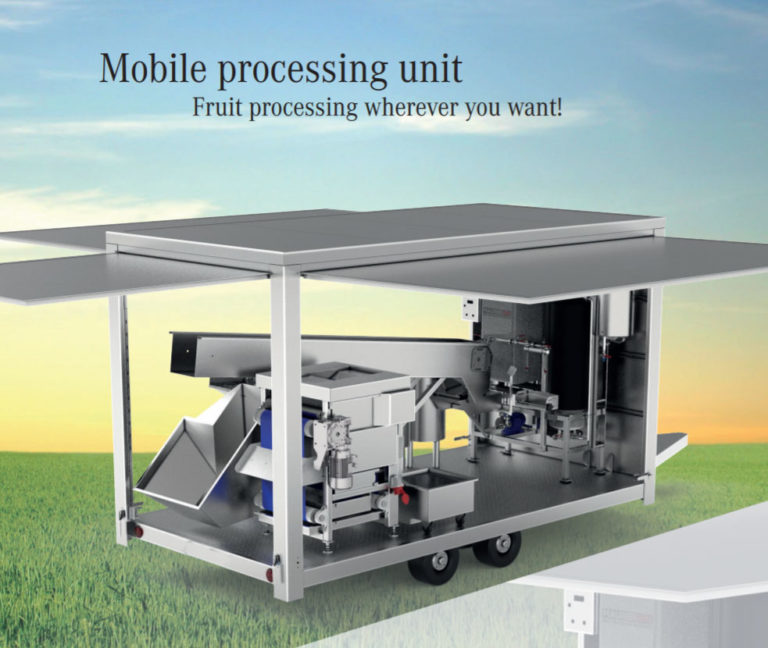 MFPU-300-MG : Mobile fruit processing unit 300 kg/hr