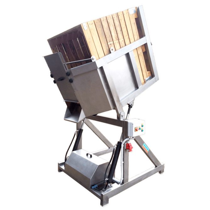 PBT-1000MG : Pallet Bin Tipper for boxes with fruit 1000 kg
