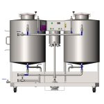 CIP stations - machines to cleaning-in-place the pipes and tanks