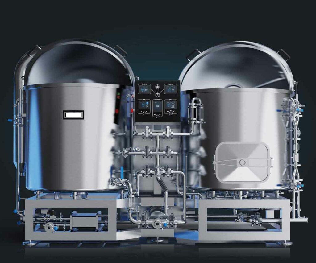BT-400 Compact wort brew machine - the 410L brewhouse