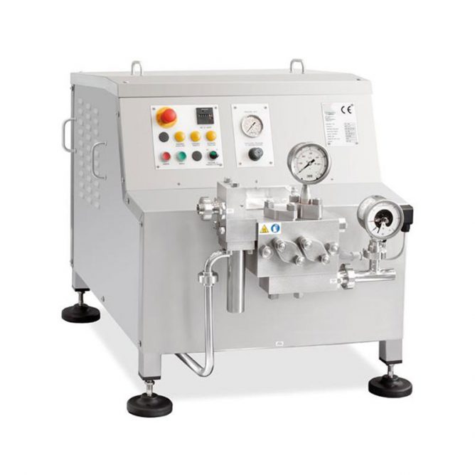 HPJH-500 : High pressure fruit juice homogenizer 200-650L/hr (100-300 bar)