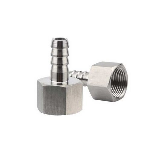 HM-12FH8ID-SS : Stainless steel hose mandrel BSP 1/2″F with an external ...