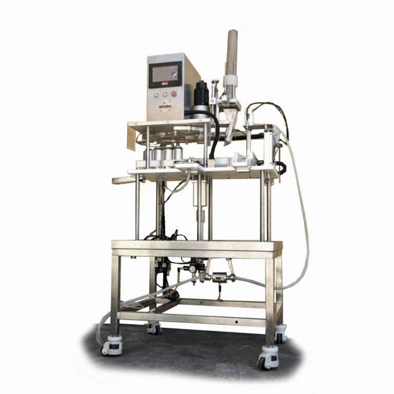 CANNULAR FULLY AUTO - Compact automatic can filling machine
