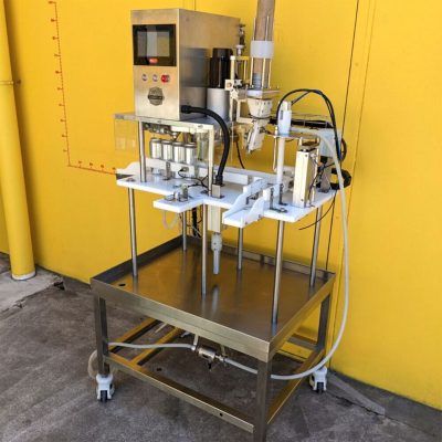 CANNULAR FULLY AUTO - Compact automatic can filling machine