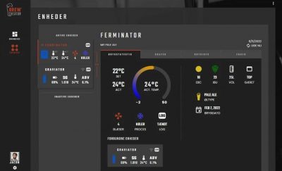 Graviator - ไฮโดรมิเตอร์เครื่องดื่มไร้สายและเทอร์โมมิเตอร์