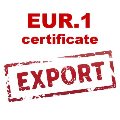 EUR1：EUR.1機芯證書