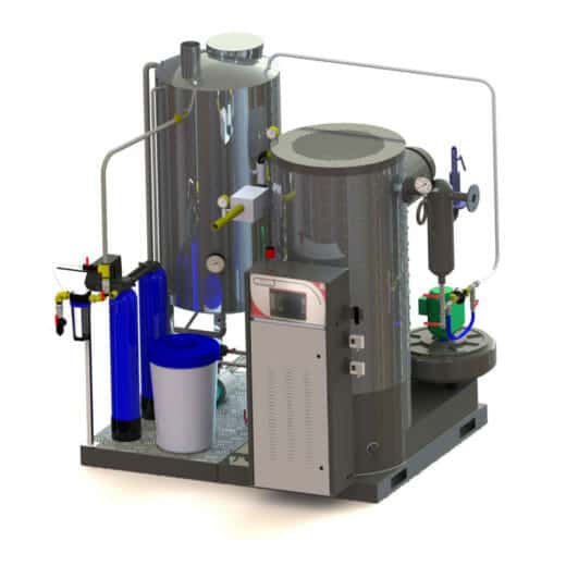 ALBA D04-1000 Gas steam generator 698kW 1000kg/h Complete