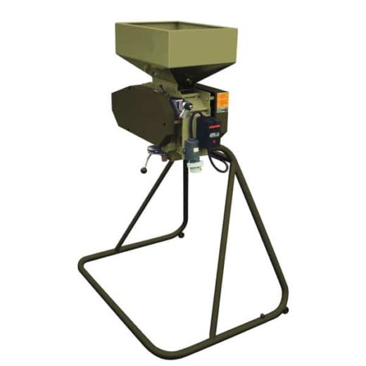 Electric malt crusher 3x400V 2.2 kW, capacity of 400-700 kg/hour