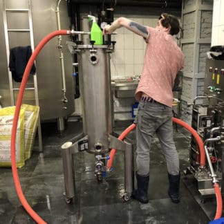 The hop extractor 200 liters for extraction hops into cold beer