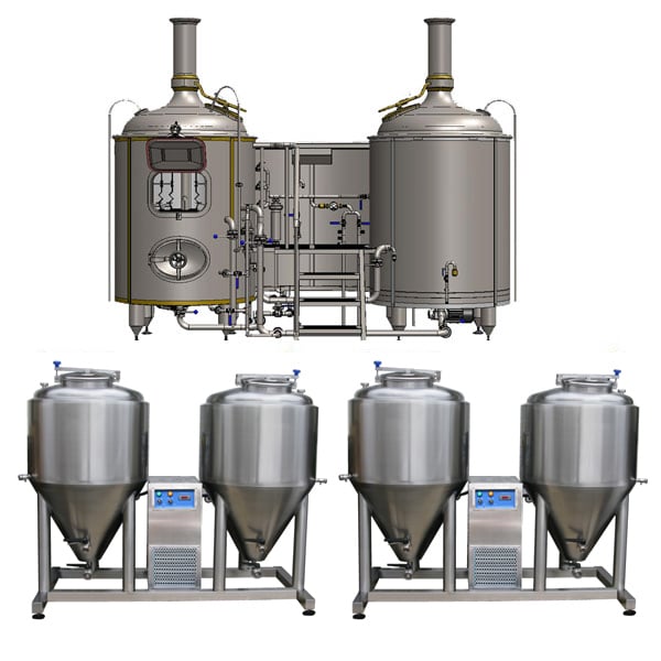 Breweries - full basic sets of the beer production equipment