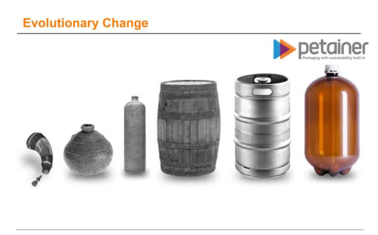 80pcs Petainer Keg 20 liters classic A-coupler without box